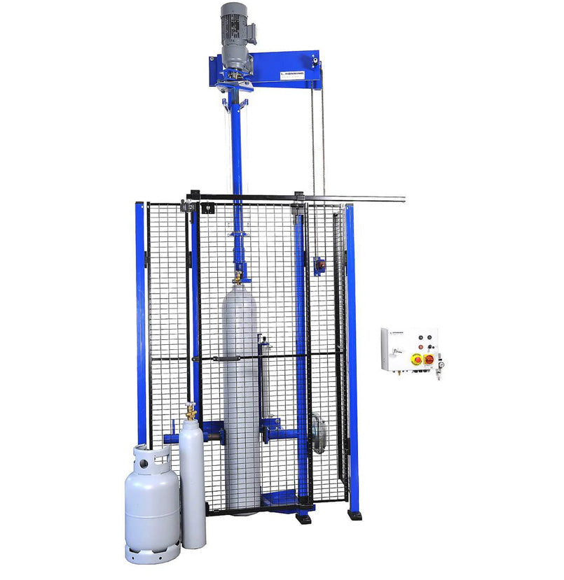 Valving Machine for Aluminium Cylinders - Low Torque — L. Ronning