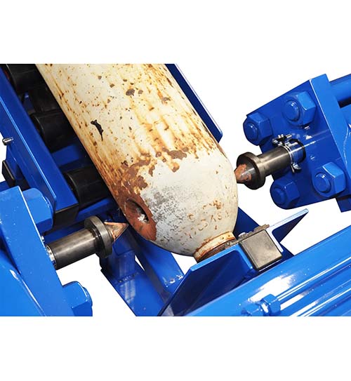 Scrapping Machine for Seamless Gas Cylinders – L. Ronning