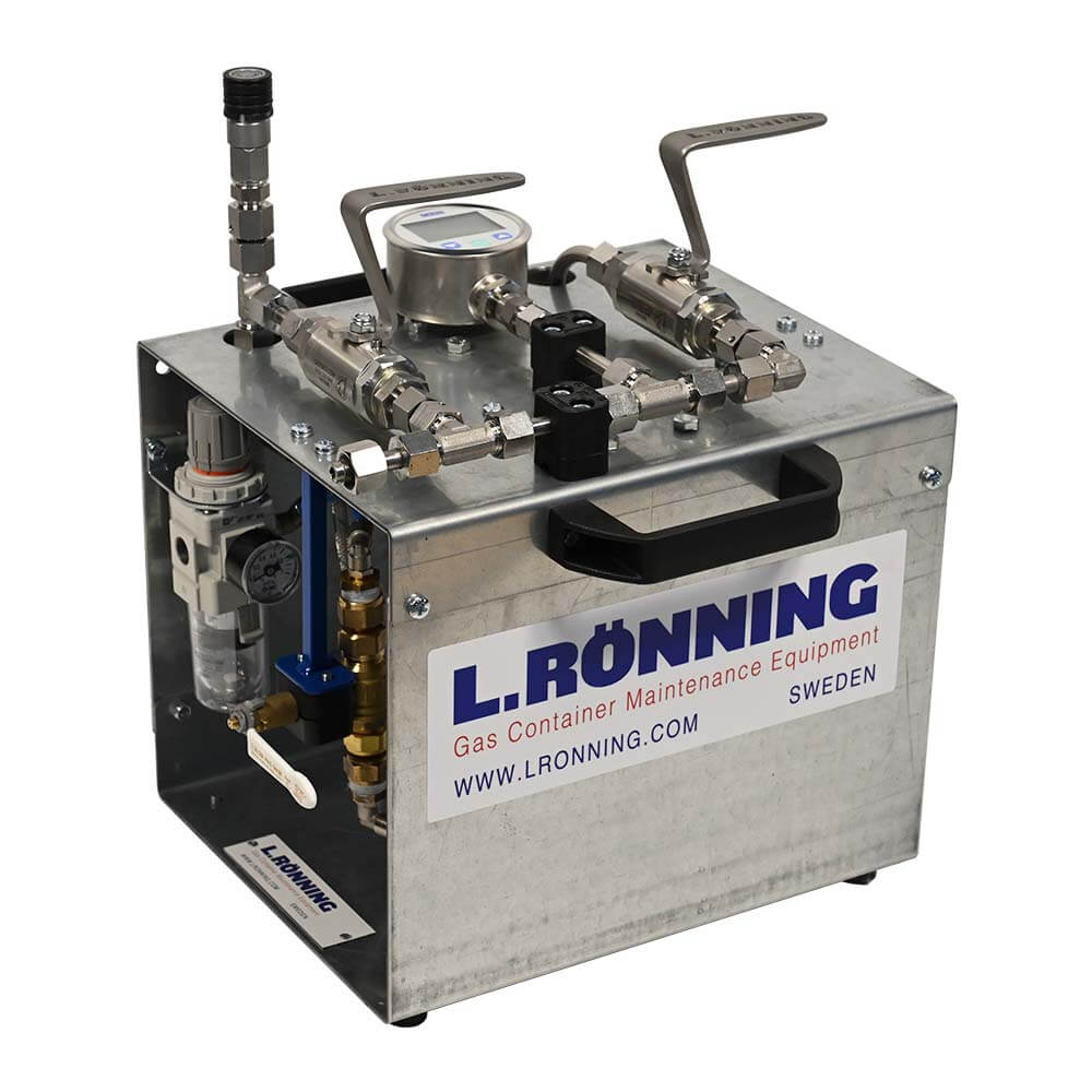 Portable High Pressure Test Unit for Gas Cylinders - L. Ronning