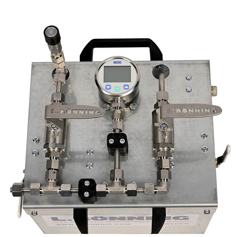 Portable High Pressure Test Unit for Gas Cylinders - L. Ronning